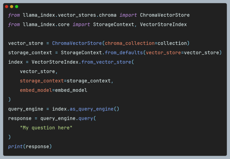 VectorStoreIndex vs Chroma Integration for LlamaIndex's vector embeddings - BitPeak